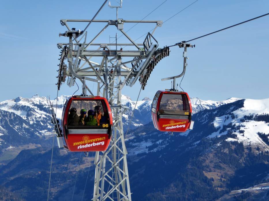 Lifte/Bahnen Rinderberg/Saanerslochgrat/Horneggli – Zweisimmen/Saanenmöser/Schönried/St. Stephan